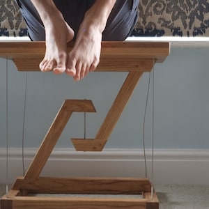 Solid Oak Floating Table Tensegrity - Etsy