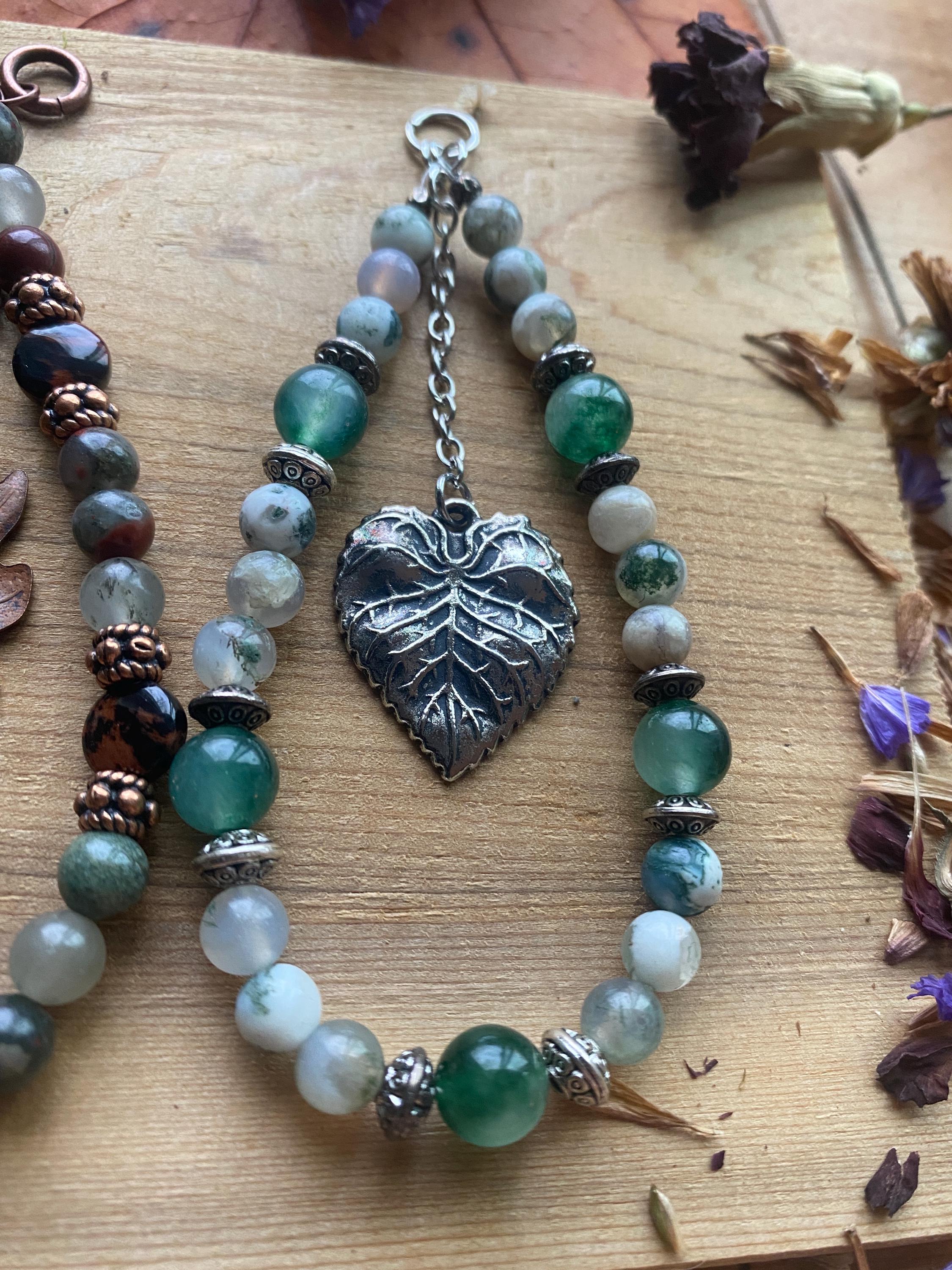 Gemstone Car Mirror Dangle: Agate, Jasper & Alloy Charms - Etsy