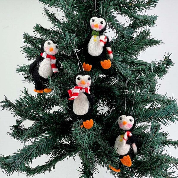 Felt Penguin Ornament - Etsy