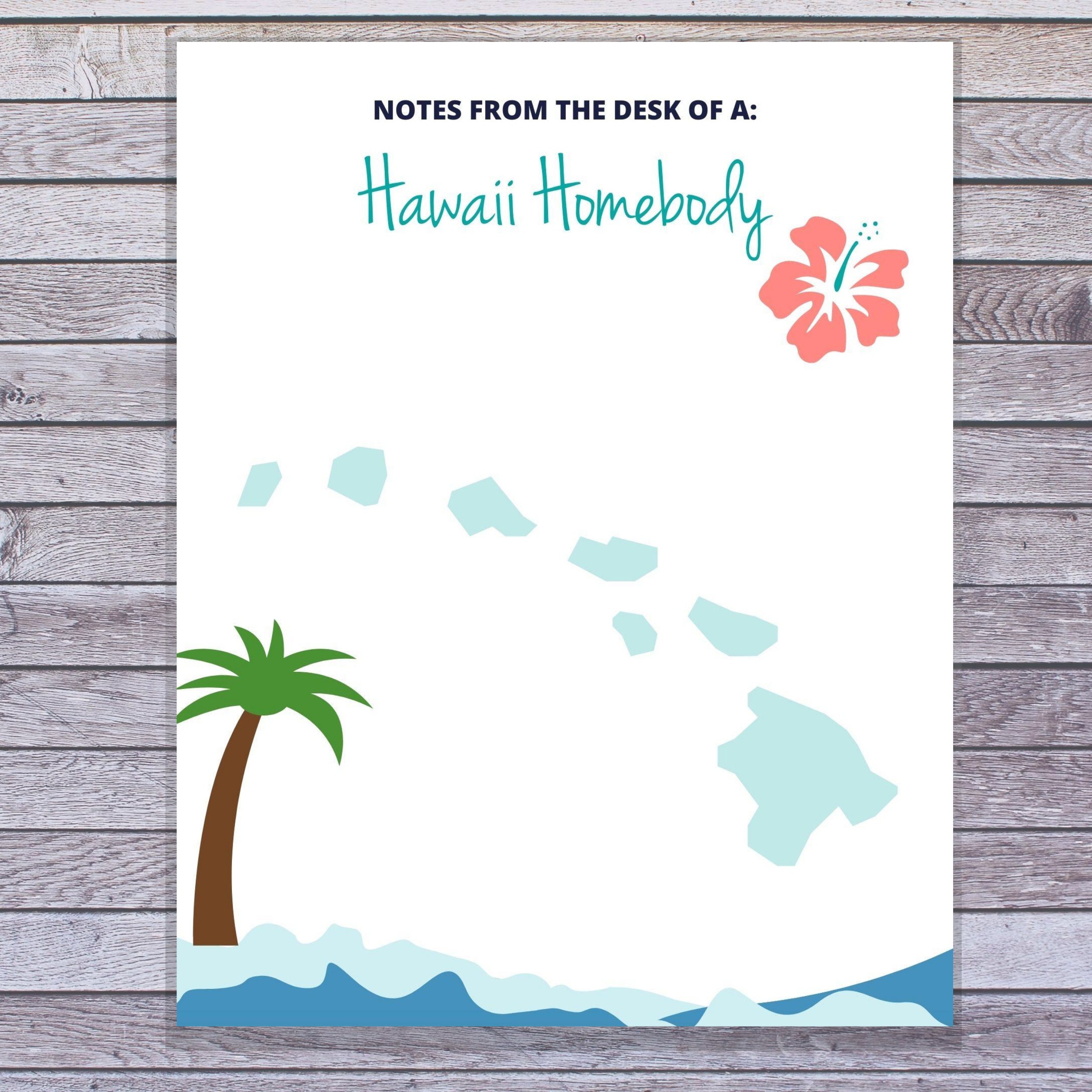 Checklist Letter Size Writing Paper Digital Note Pages Unlined Virtual ...