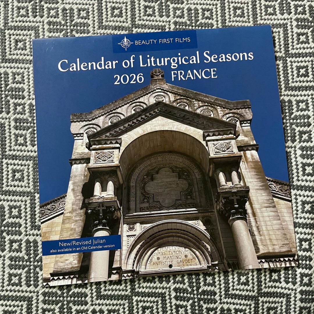 2026 NEW Calendar of Liturgical Seasons - Etsy