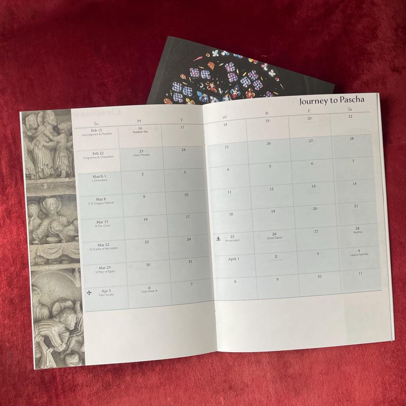 Greek Orthodox 2026 Calendar - Etsy