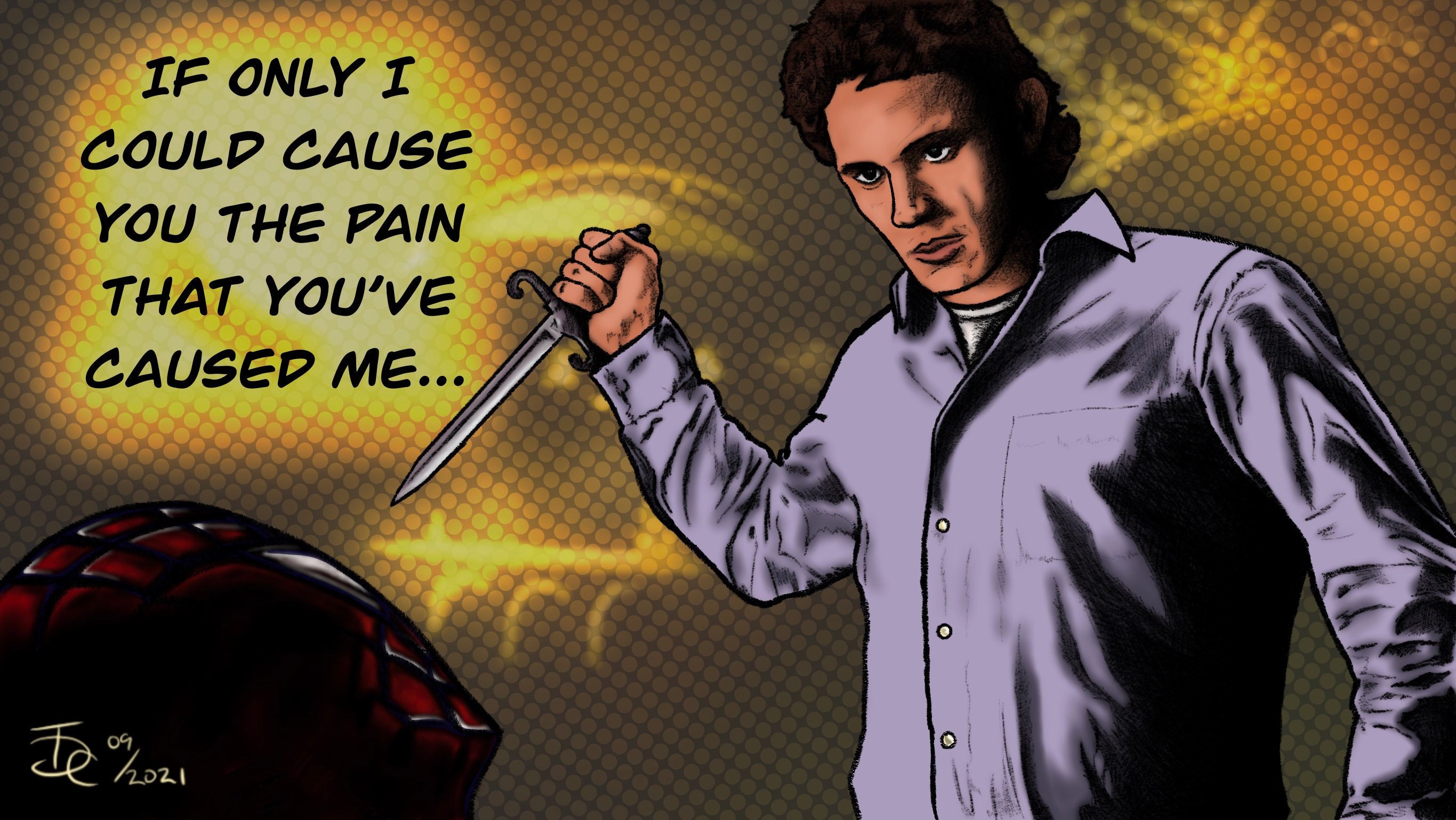 Spider-man 2 Harry Osborn— “harry Osborn” Original Artwork Created by ...