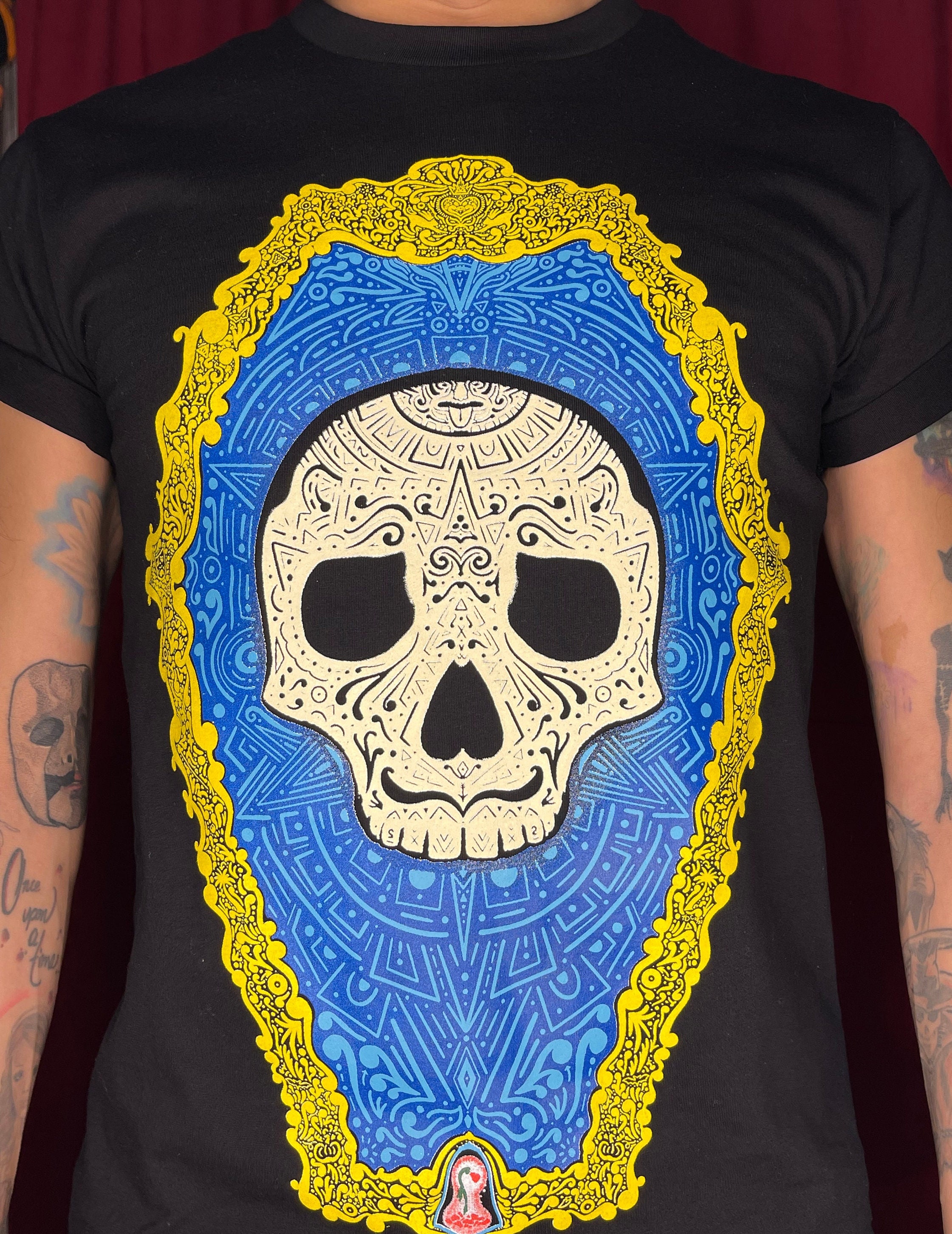 Mi Tumba Tee Shirt Original Artwork by That Damned Cat - Etsy