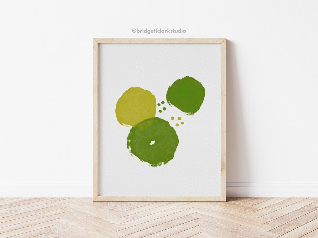 Geometrische Wandkunst druckbar, Kreis Kunst, Mid Century Moderne Wandkunst, Raumdekor für ...