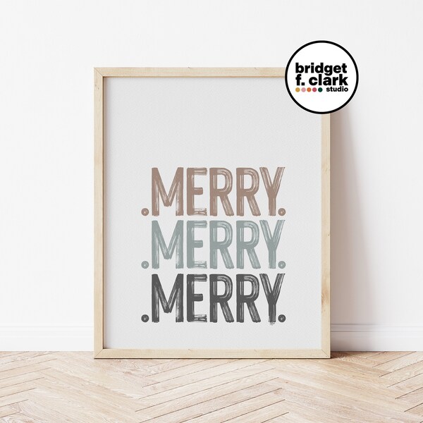 Merry Sign - Etsy