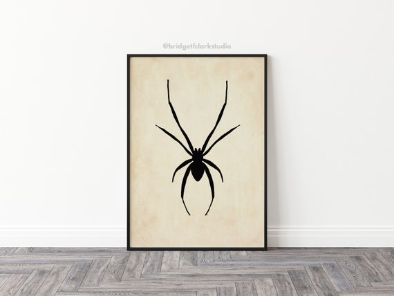Spider Wall Art Spider Printable Halloween Printable Wall | Etsy