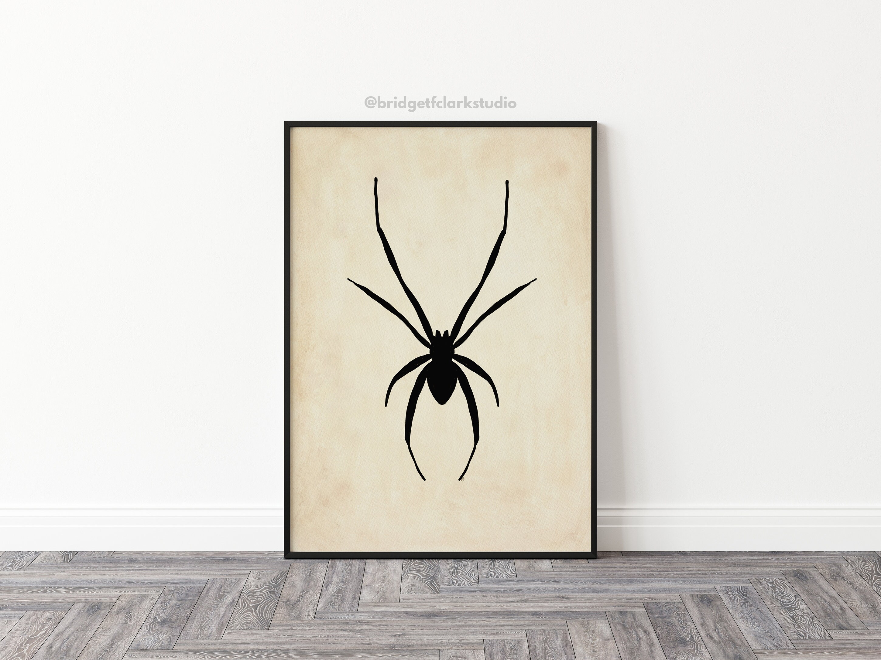 Spider Wall Art Spider Printable Halloween Printable Wall - Etsy