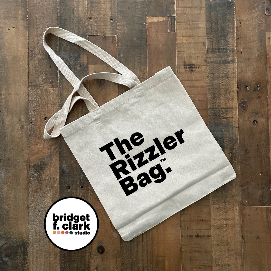 The Rizzler Bag, Canvas Tote Bag, Reusable Shopping Bags, Farmers ...