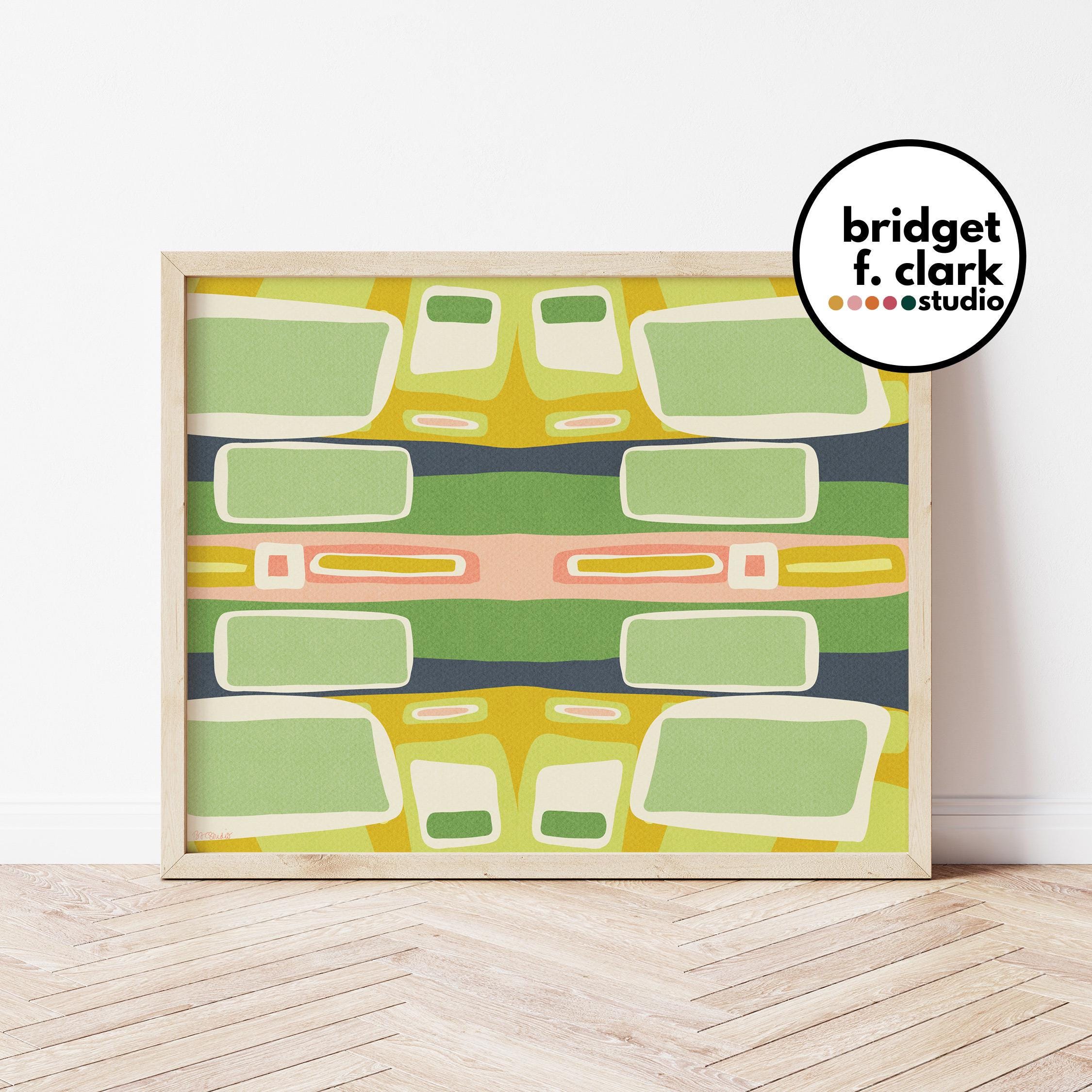 Funky Abstract Art, Original Design, Colorful Abstract Art, Printable ...