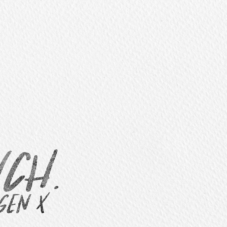 Gen X Poster, 90s Wall Art, Black and White Art, Gen X Art Prints ...