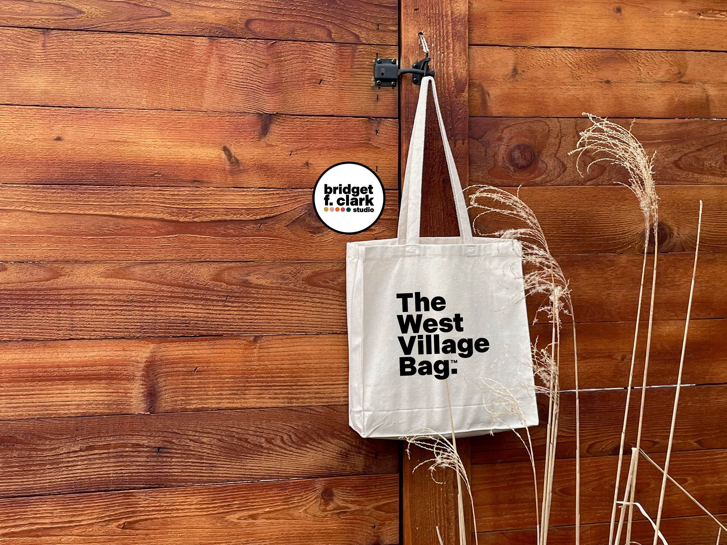 The West Village Bag, Canvas Tote Bag, Everyday Tote, Library Bag ...