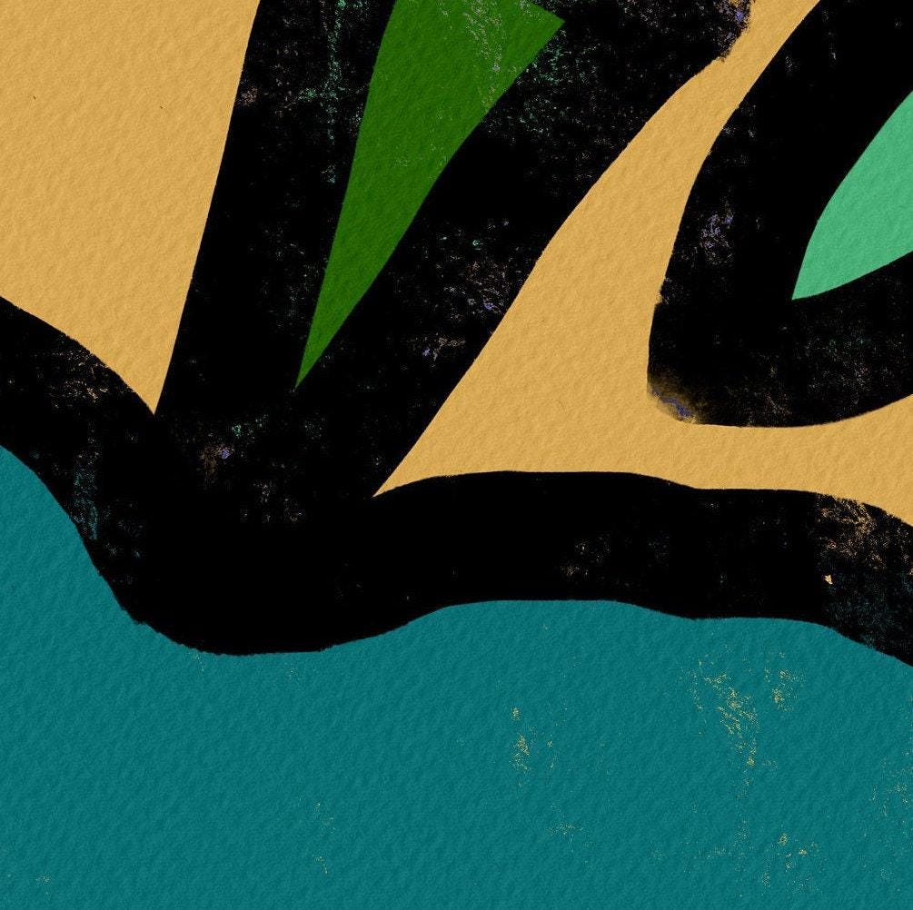 Apple Art Print, Pop Art, Classroom Posters, Mid Century Modern ...