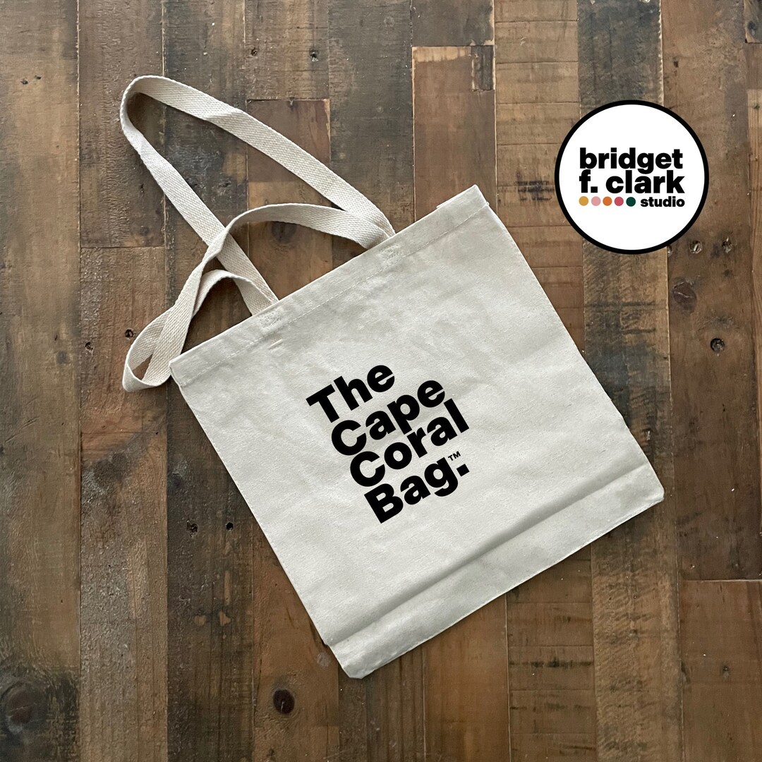 The Cape Coral Bag, Canvas Tote Bag, Shoulder Bag, Reusable Bags ...