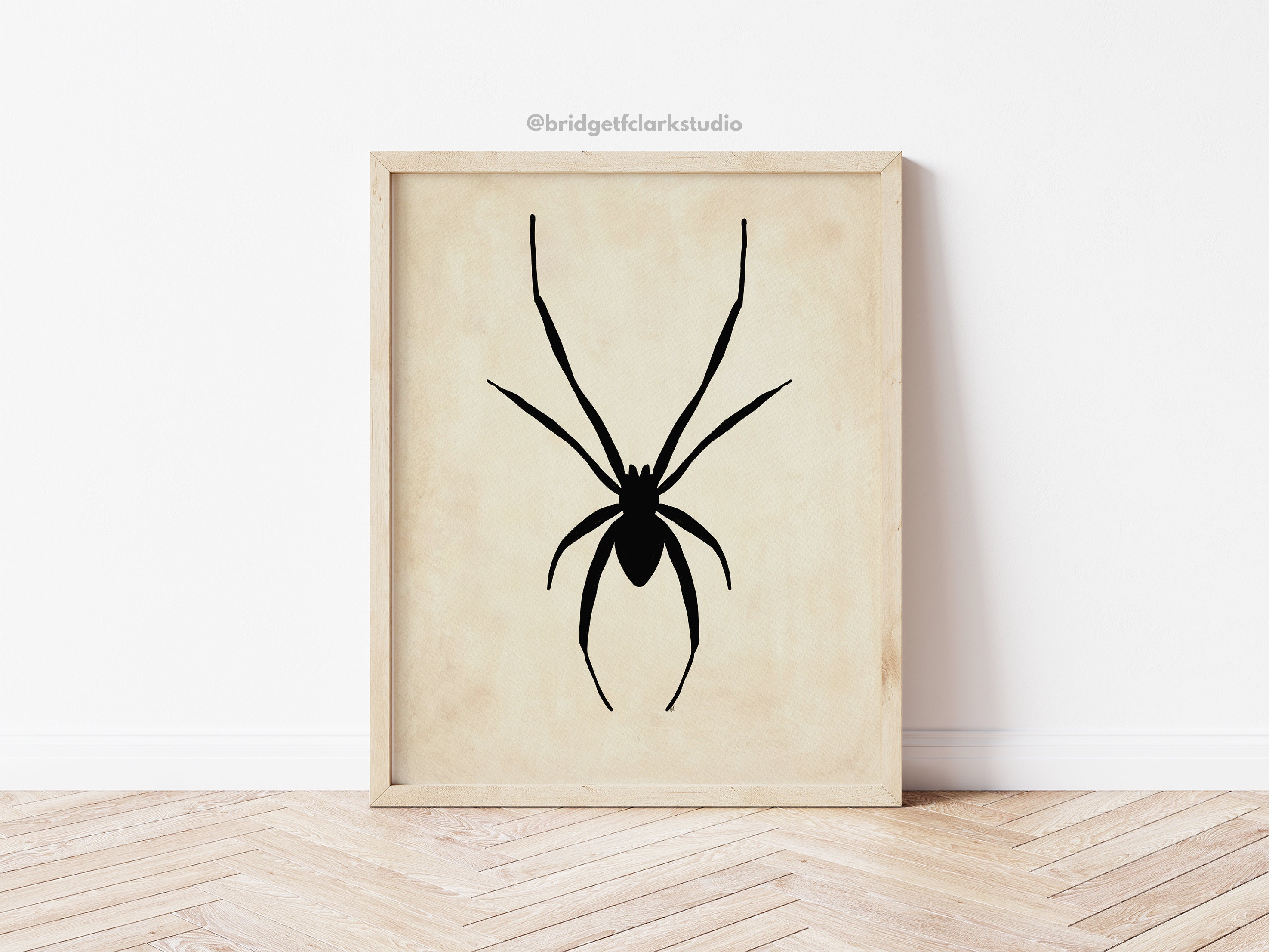 Spider Wall Art, Spider Printable, Halloween Printable Wall Art ...