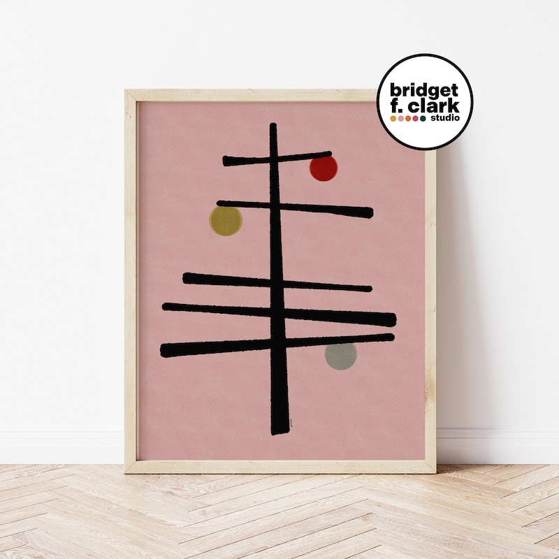 Modern Tree Art - Etsy