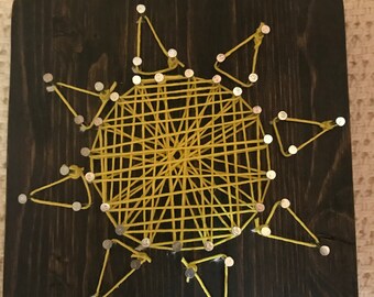 Sun String Art | Etsy