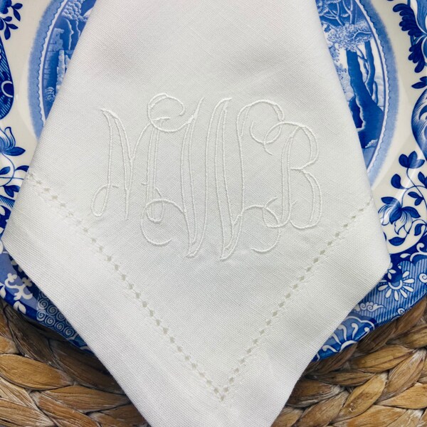 Monogram Napkins - Etsy