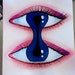 Trippy Eye Art Print - Etsy