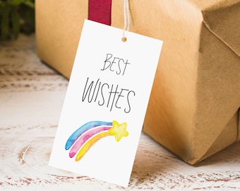 Best Wishes Gift Tag | Etsy