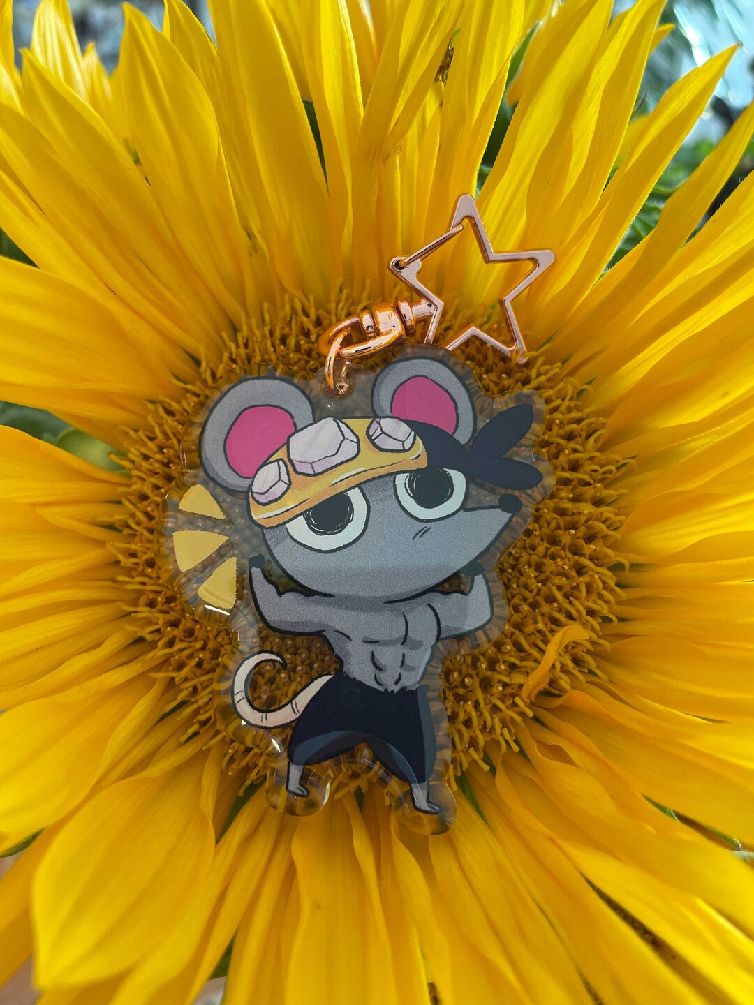 Tengen Mouse Keychain - Etsy