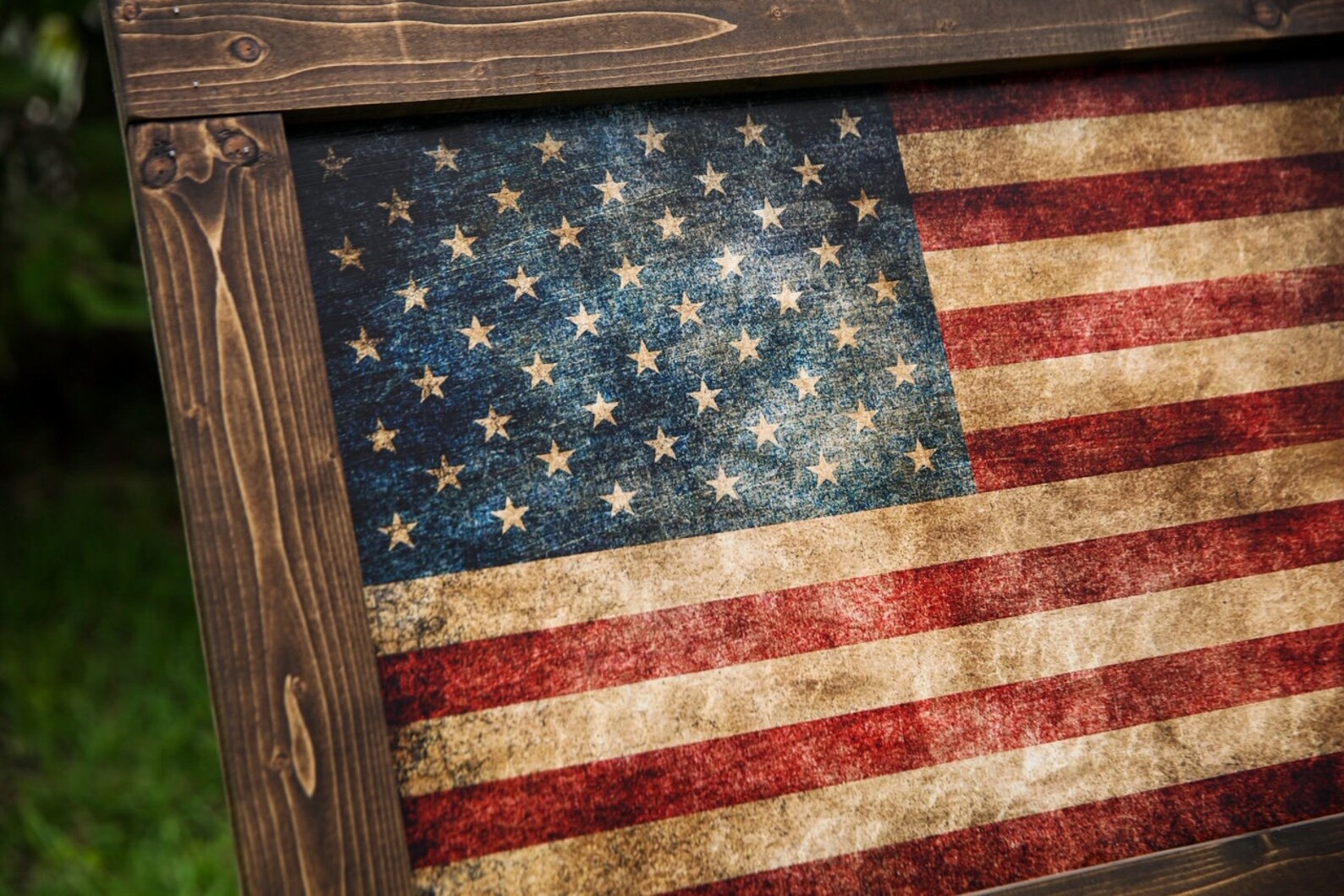 United Stated Flag Sign - Etsy