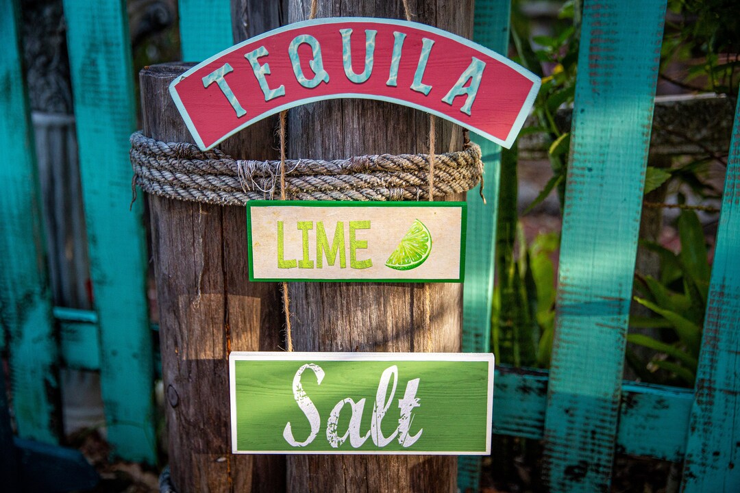 Tequila ,lime, Salt Sign - Etsy