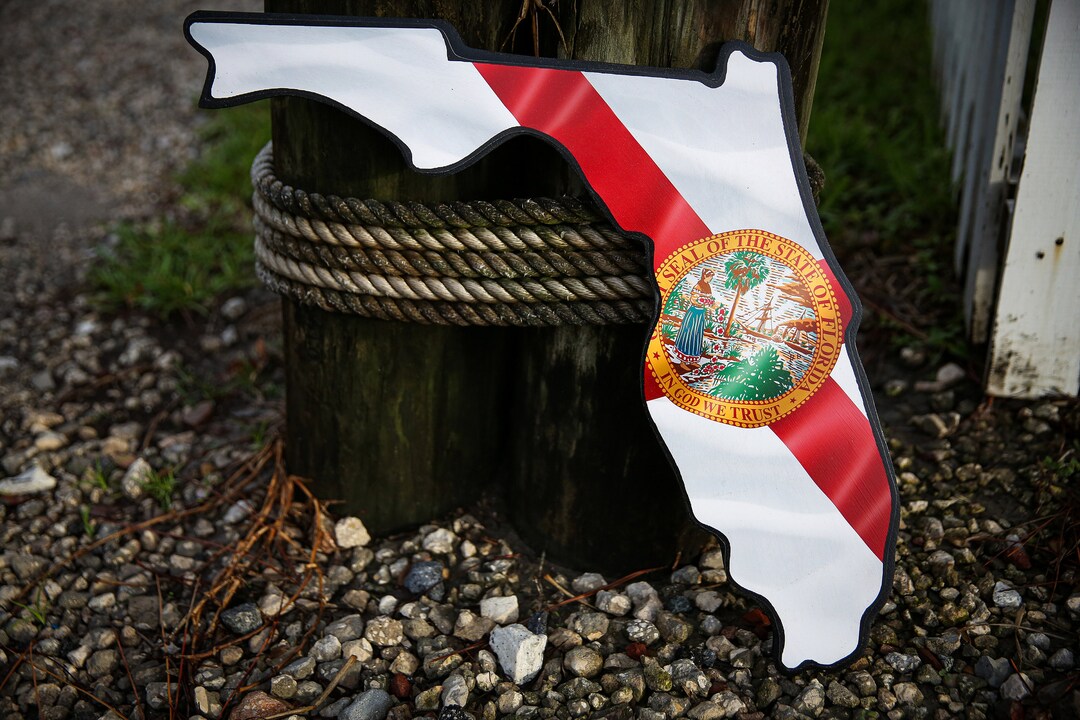 Florida State Flag Sign - Etsy