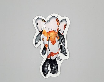Koi Fish Sticker - Etsy