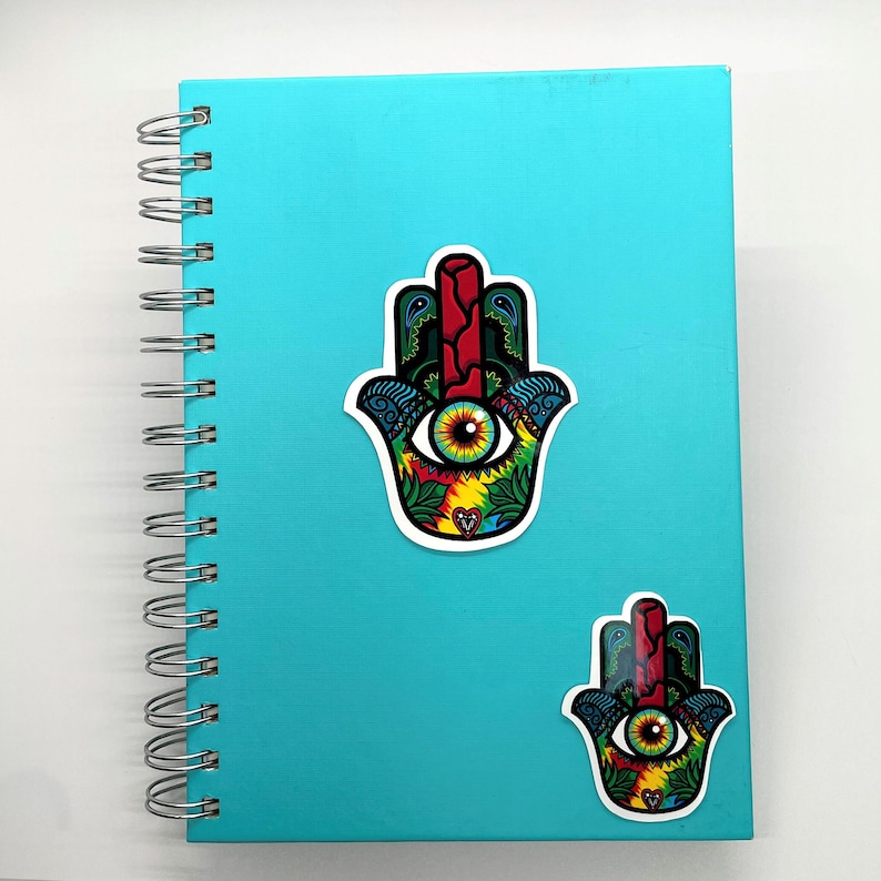 Hamsa Vinyl Sticker, Symbol Sticker, Chakra Sticker - Etsy