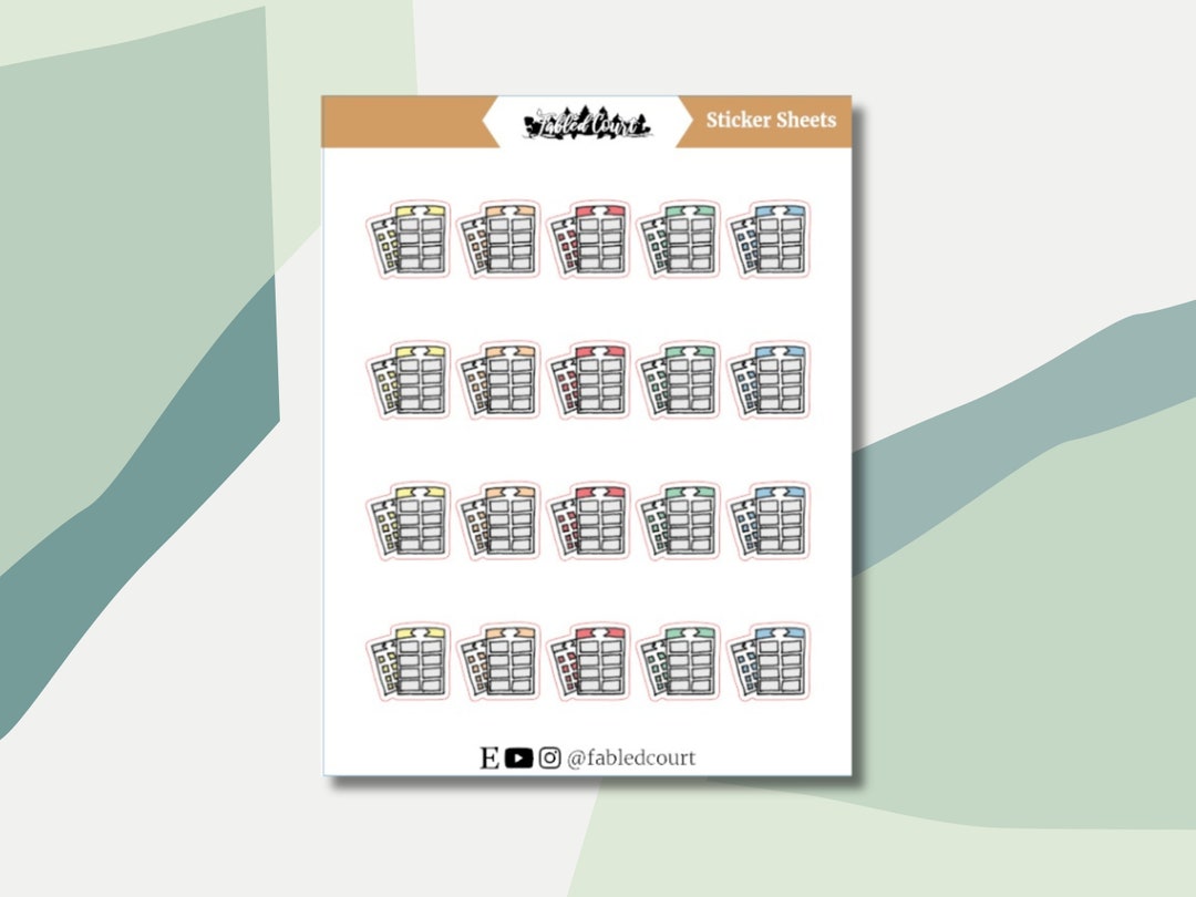 Sticker Sheets | Hand Drawn | Planner Doodle Stickers - Etsy