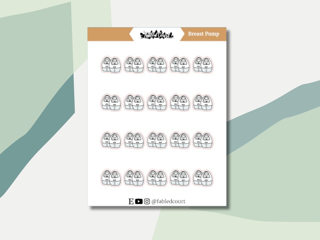 Breast Pump | Hand Drawn | Planner Doodle Stickers - Etsy