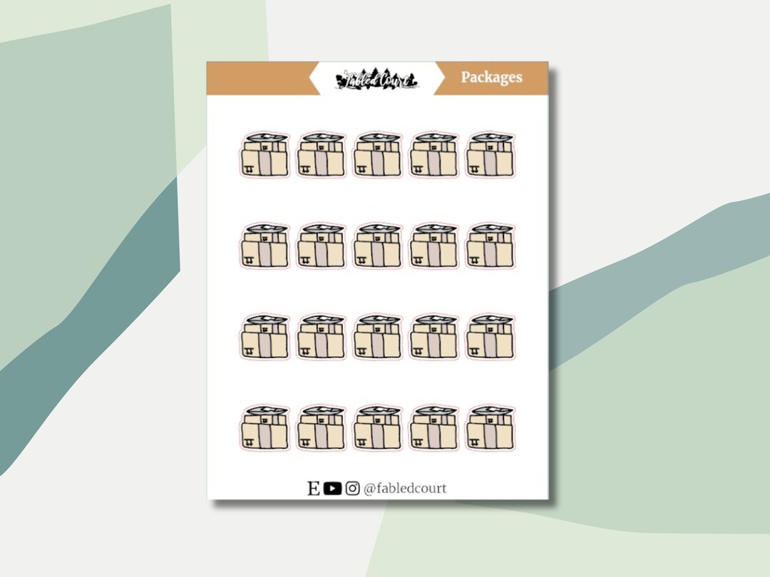 Packages | Hand Drawn | Planner Doodle Stickers - Etsy