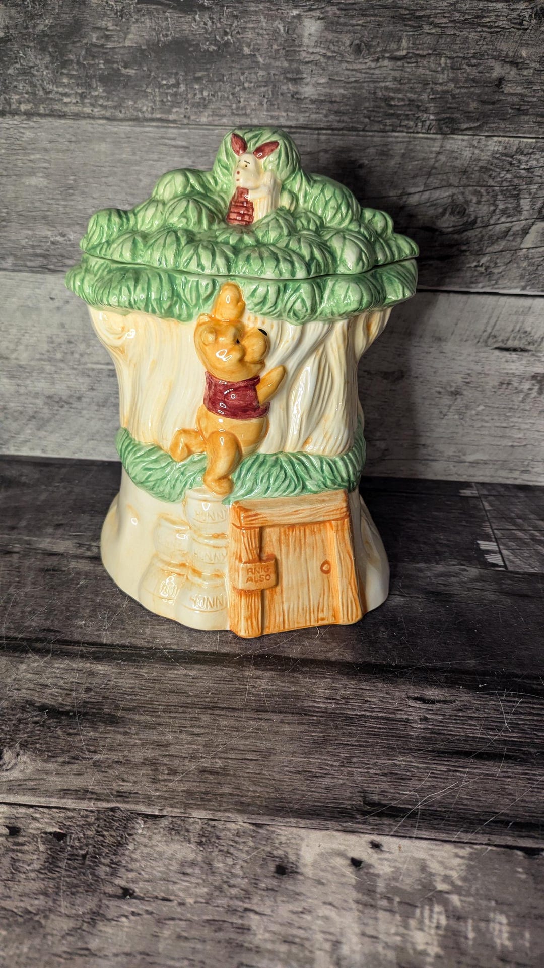 Winnie the Pooh Treehouse Cookie Jar - Etsy