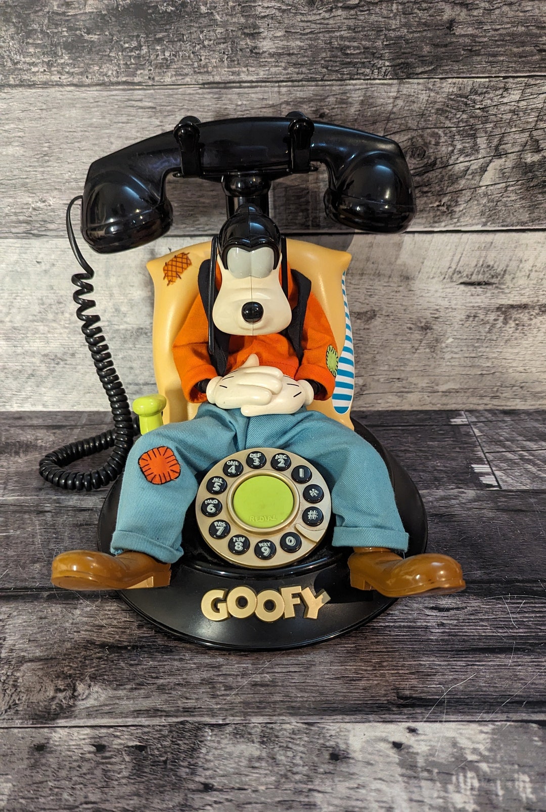 Animated Sleeping Goofy Telephone - Etsy