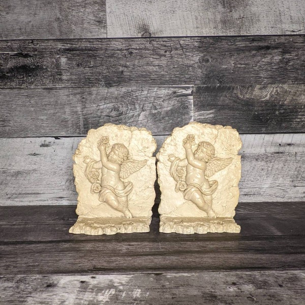 Cherub Bookends - Etsy