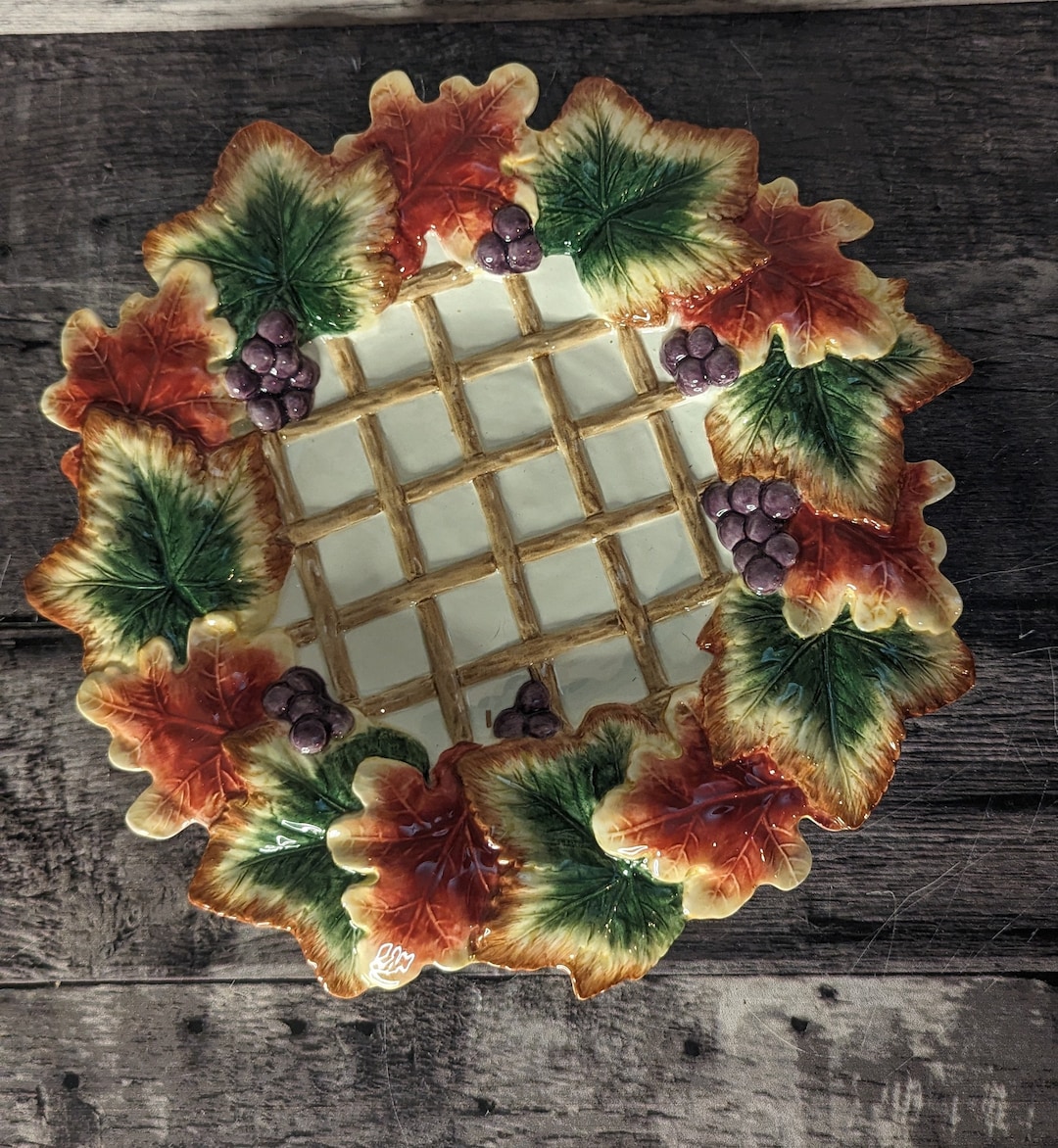 Fitz and Floyd Autumn Plate - Etsy