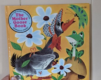 Vintage 1968 the Merry Mother Goose Hardcover Book Nursery Rhymes Ruth ...