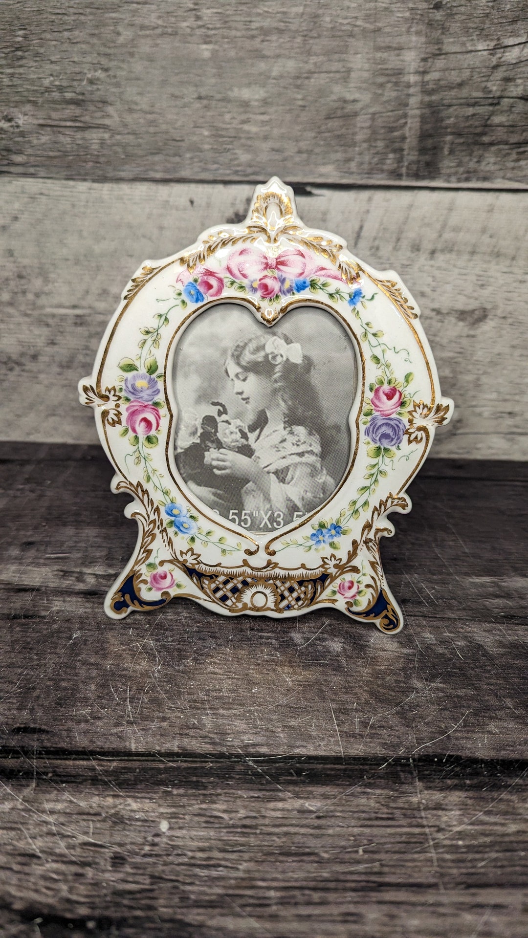 Stunning Porcelain Photo Frame - Etsy