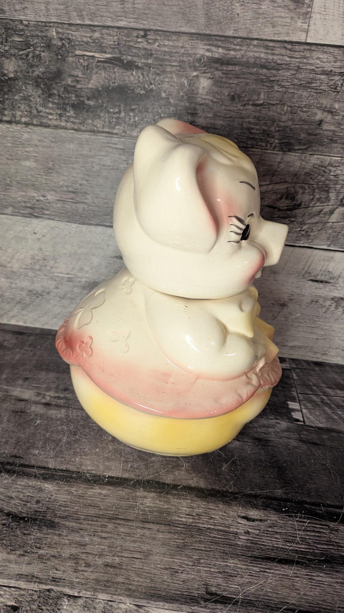 Precious Midcentury Pig Cookie Jar - Etsy