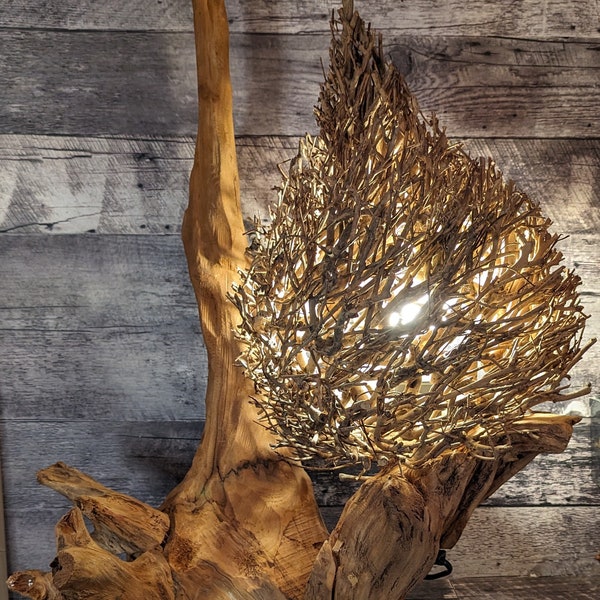 Driftwood Lamp - Etsy