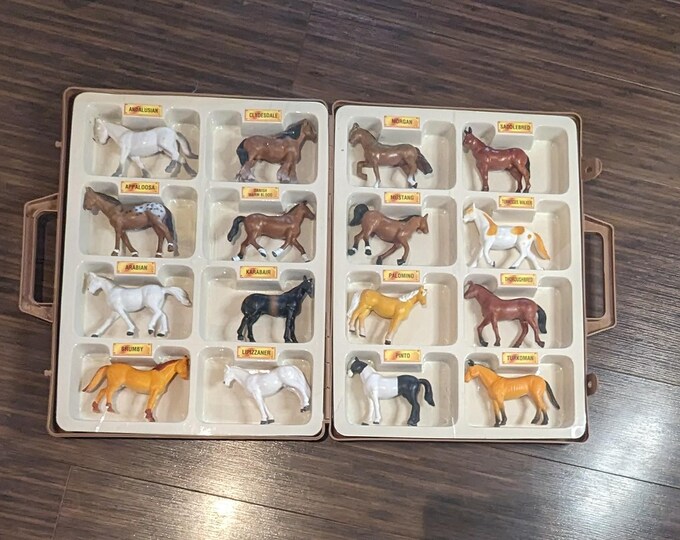 Complete Set of Toy Horses - Etsy