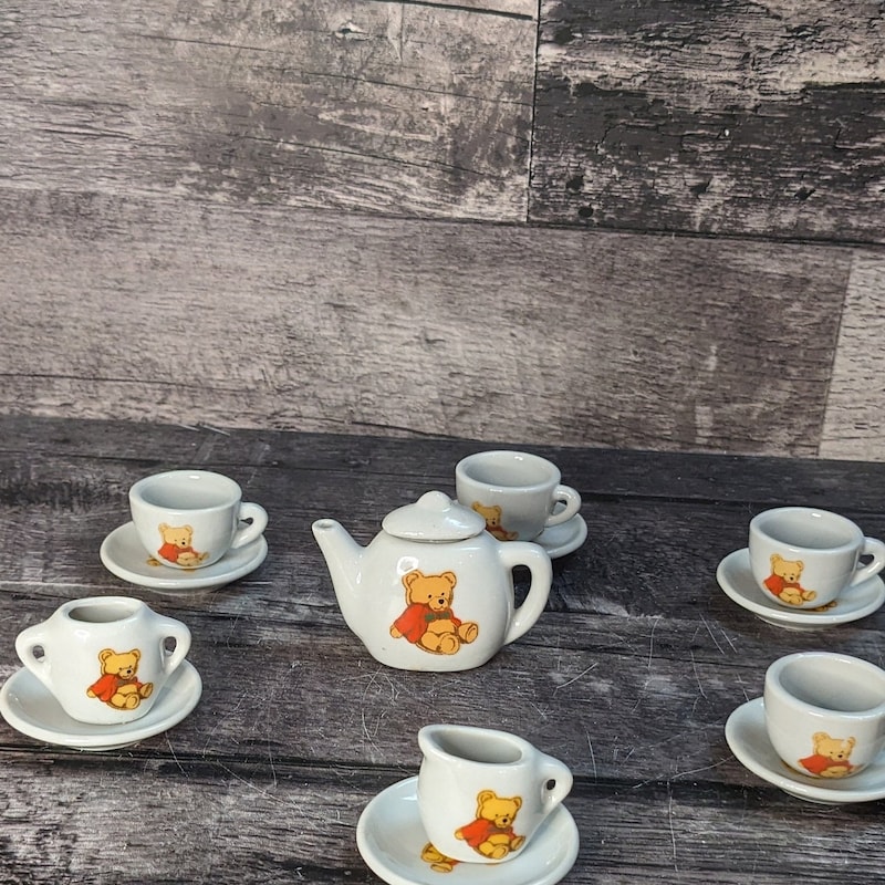 Bear Tea Set - Etsy
