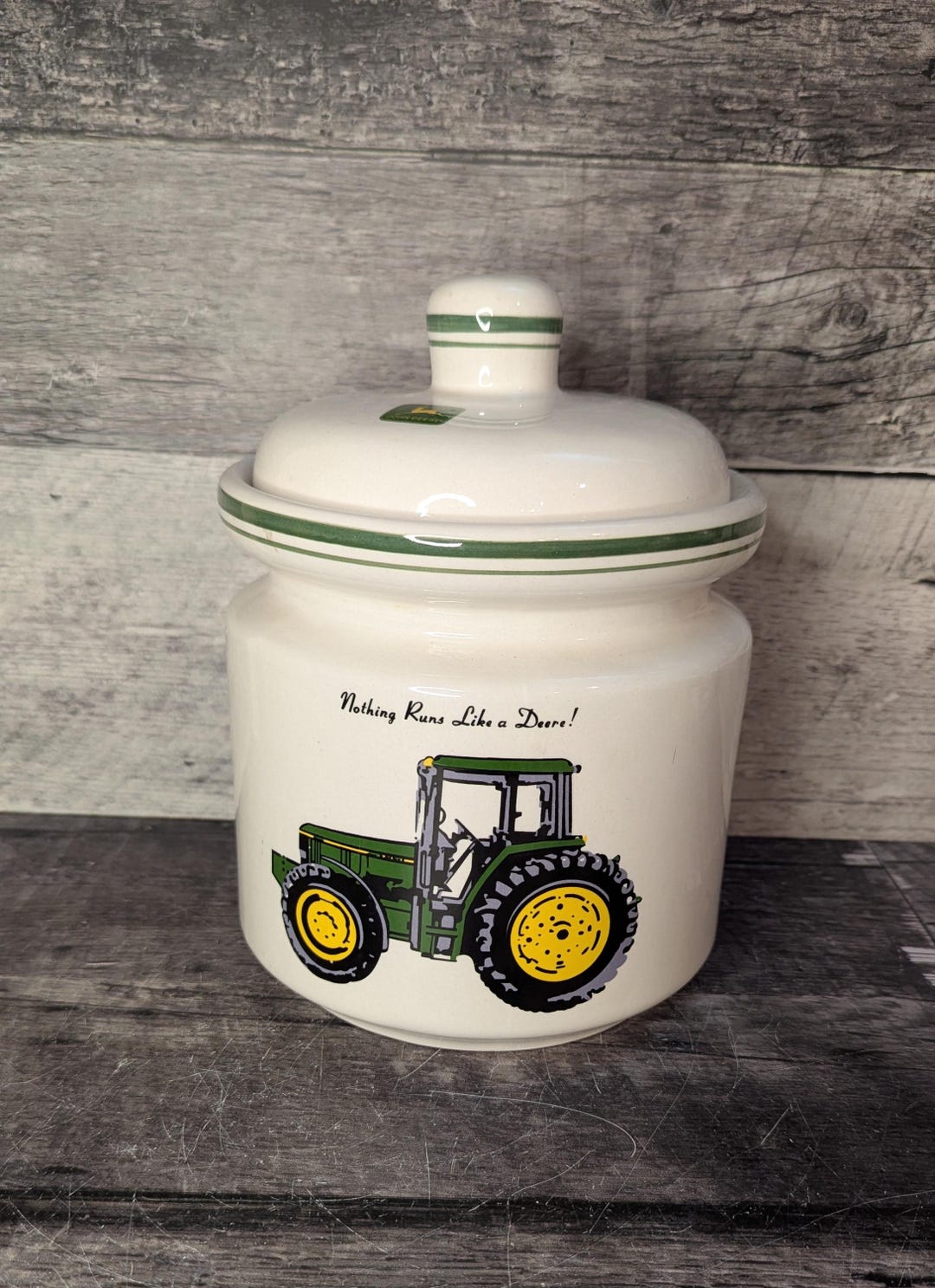 Large John Deere Cookie Jar - Etsy