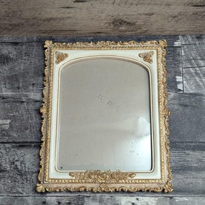 Curated Pair of White and Gold Frames - Etsy