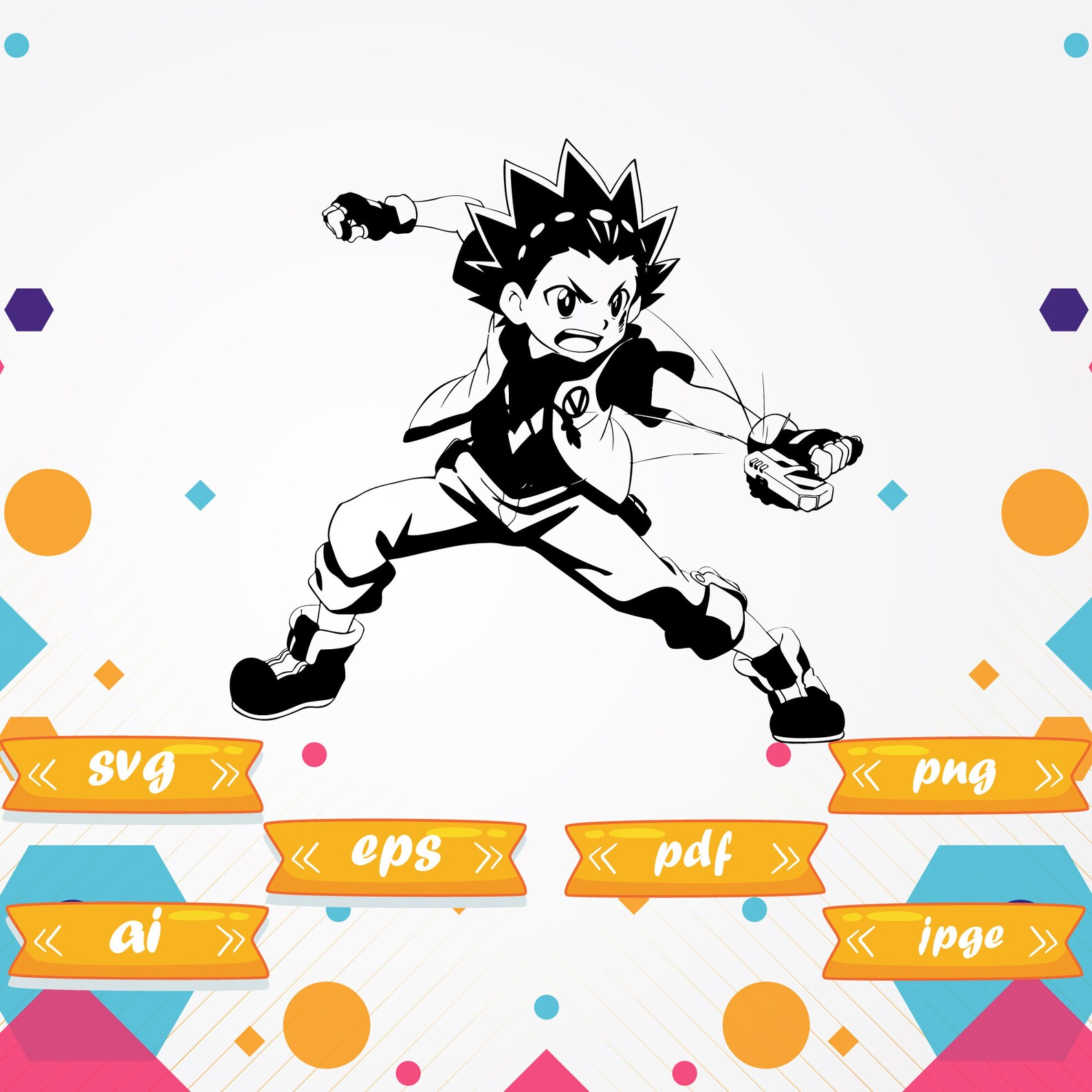 Beyblade Burst SVGMetal Masters anime svg SVGcut files | Etsy