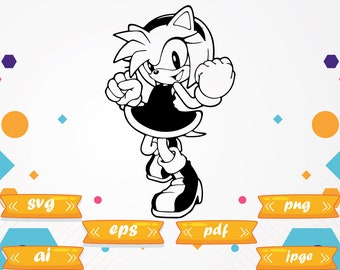 Amy Rose Svg | Etsy UK