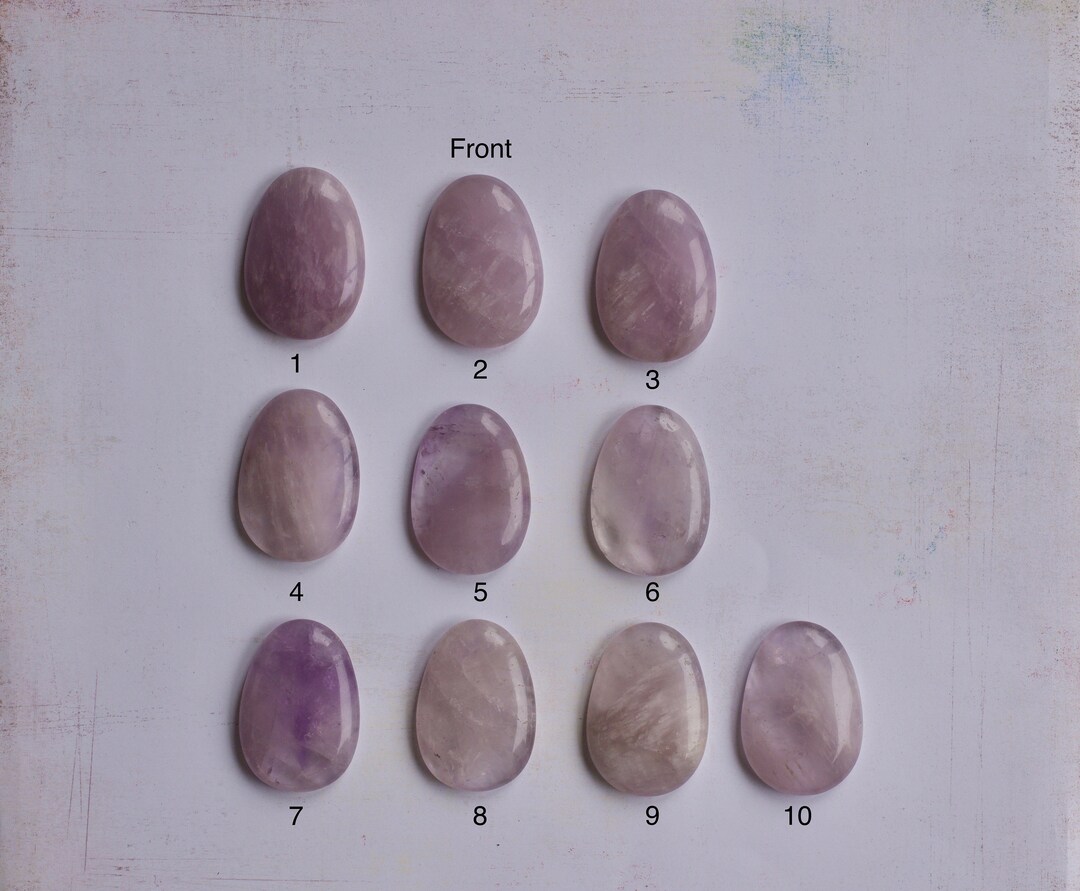 Amethyst Worry Stones/ Reiki Charged/ Relaxation or Anxiety Relief ...
