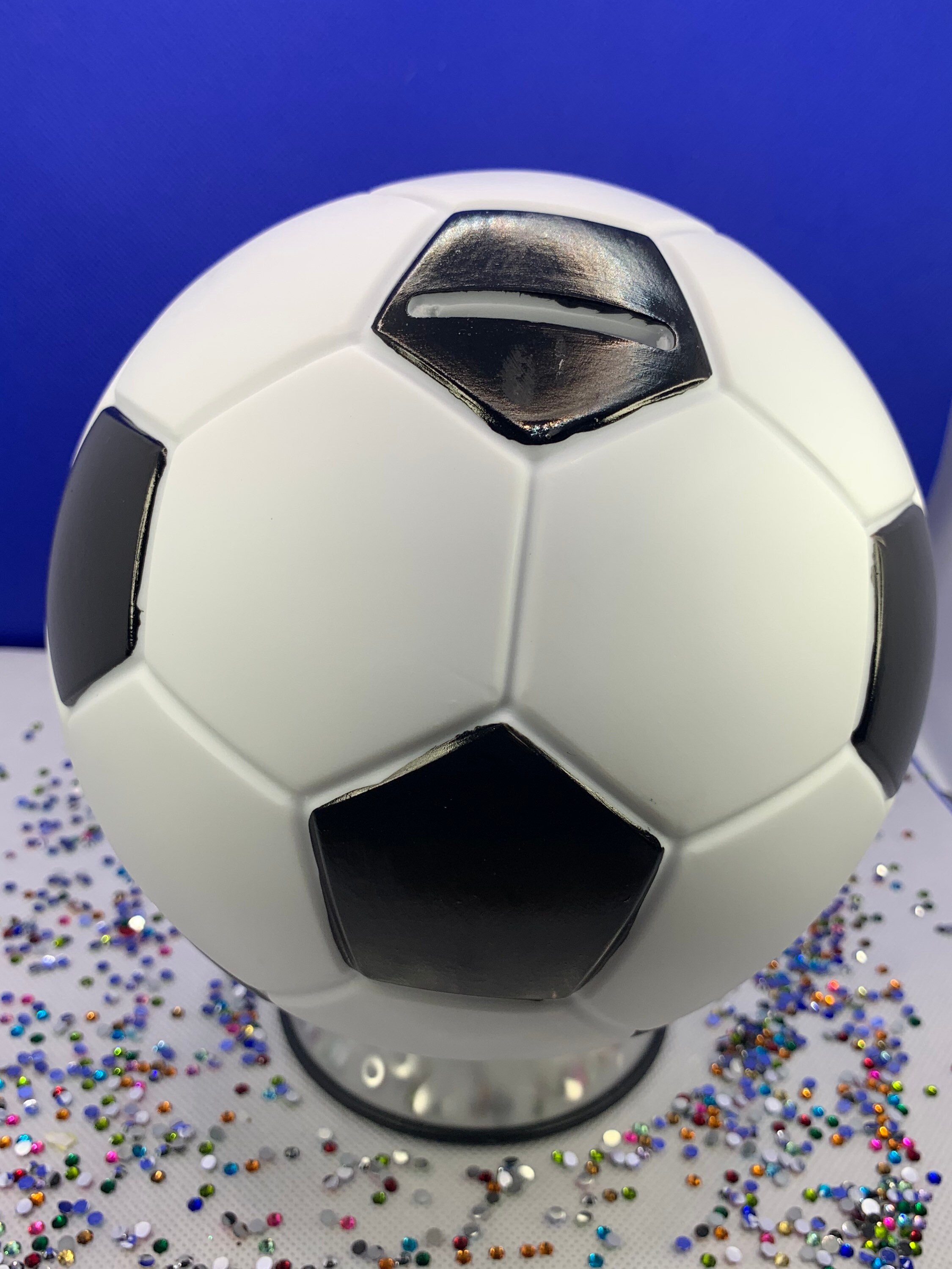 DIY Soccer Ball Money Bank - Etsy