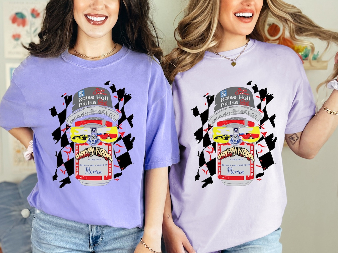 Raise Hell Praise Dale Shirt, Dale Earnhardt Shirt, Women Racer, Retro ...